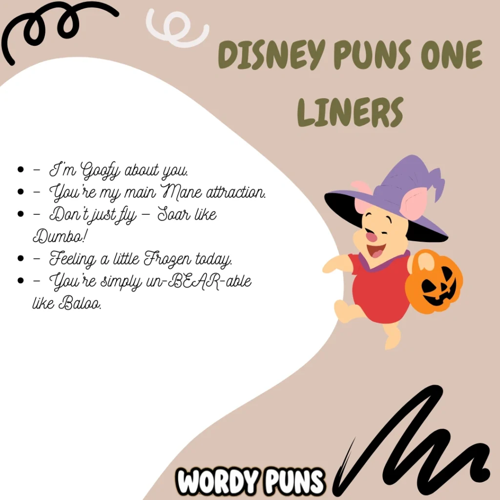 400 Disney puns: Cute, Short, One Liners & Captions For Instagram ...