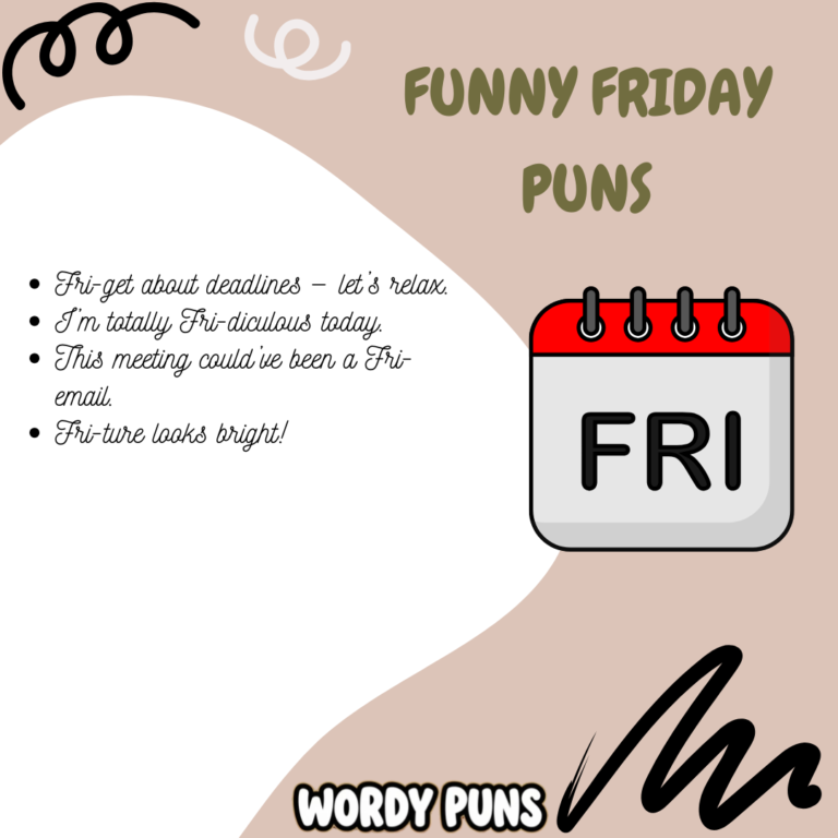 300 Friday Puns: Short, Cute, Funny, One-Liners captions & jokes For ...